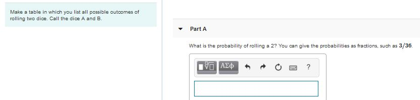 Solved Make a table in which you list all possible outcomes | Chegg.com