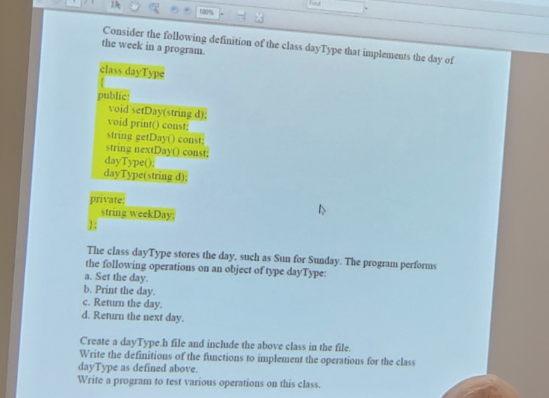 Solved Consider the following definition of the class | Chegg.com
