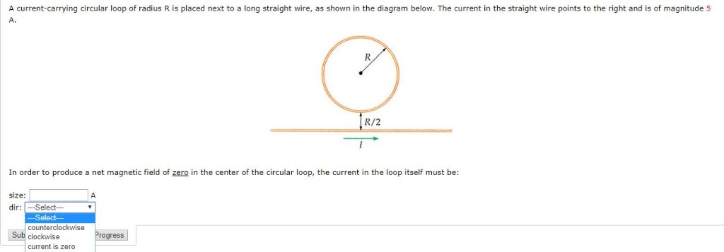 Solved A current-carrying circular loop of radius R is | Chegg.com