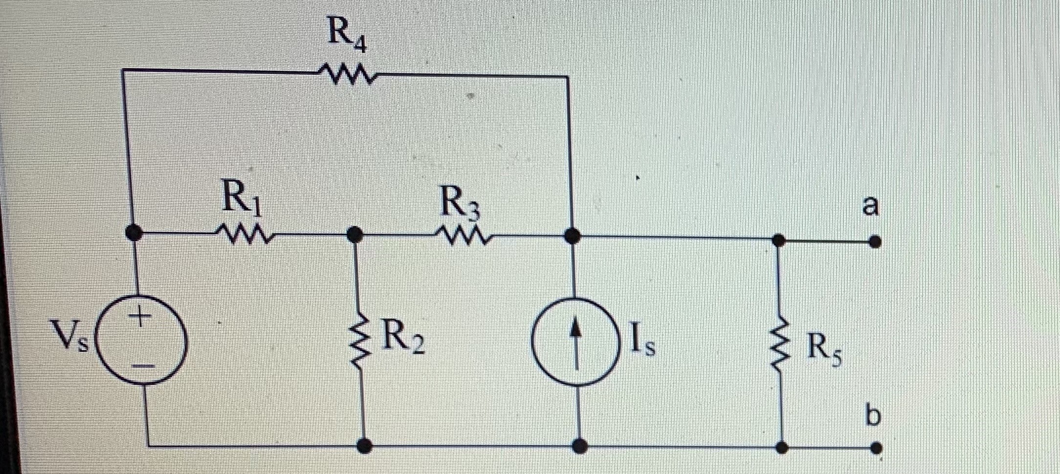 Solved Q3. In the circuit above, Vs = 46 V, Is = 0.9 A, R1 = | Chegg.com