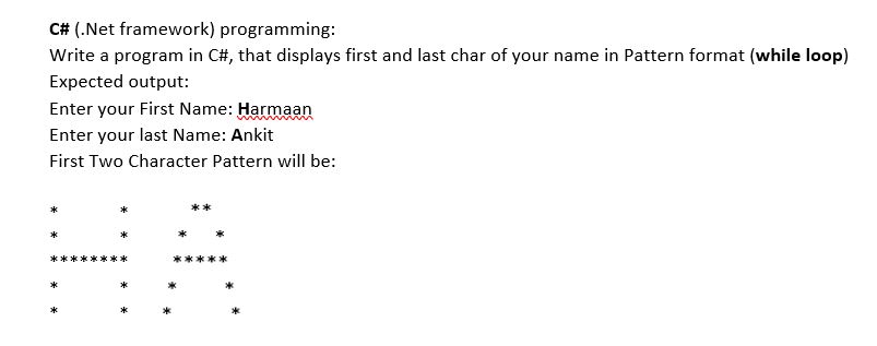 Solved C# (.Net framework) programming: Write a program in | Chegg.com