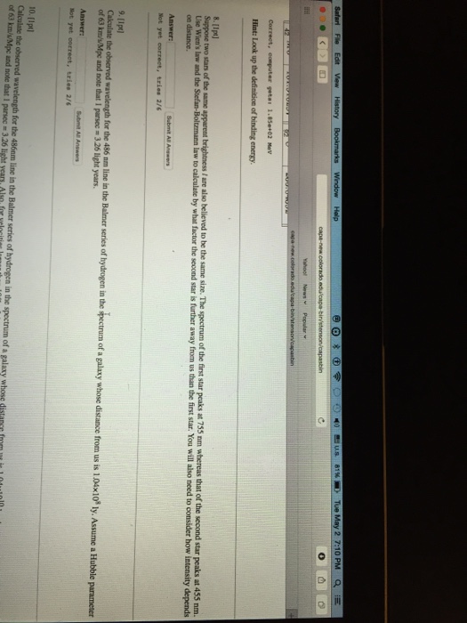 Solved Suppose two stars of the same apparent brightness l | Chegg.com