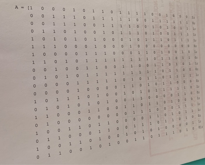 Solved Exercise 6 (S pts.): Consider the Matlab code shown | Chegg.com