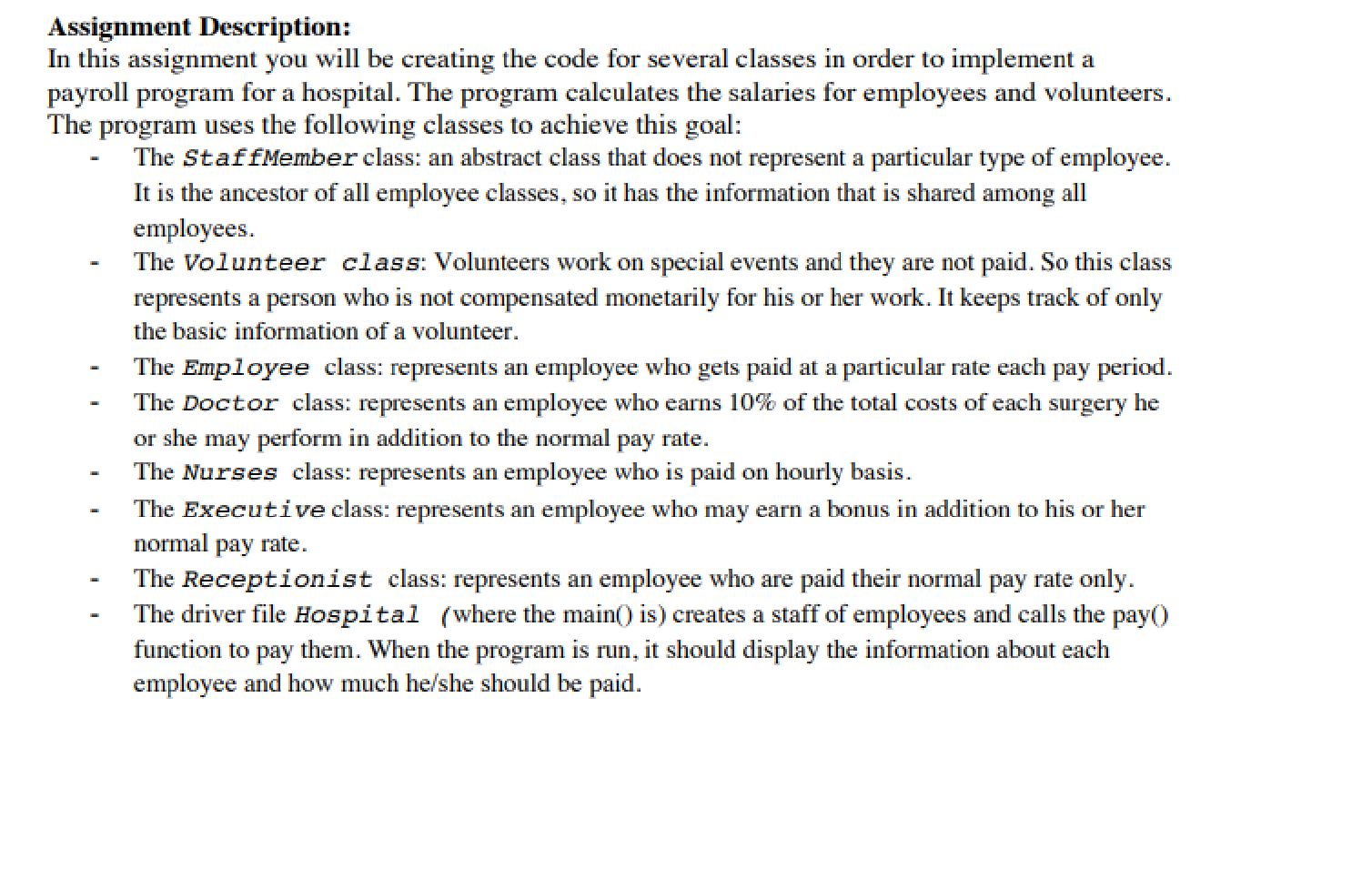 Solved Assignment Description: In this assignment you will | Chegg.com