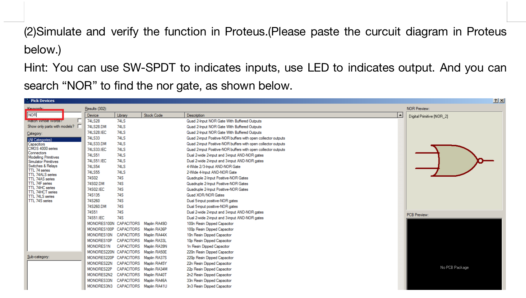Solved By using Proteus, verify that the circuit shown in | Chegg.com