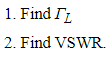 Solved 1. Find I 2. Find VSWR | Chegg.com