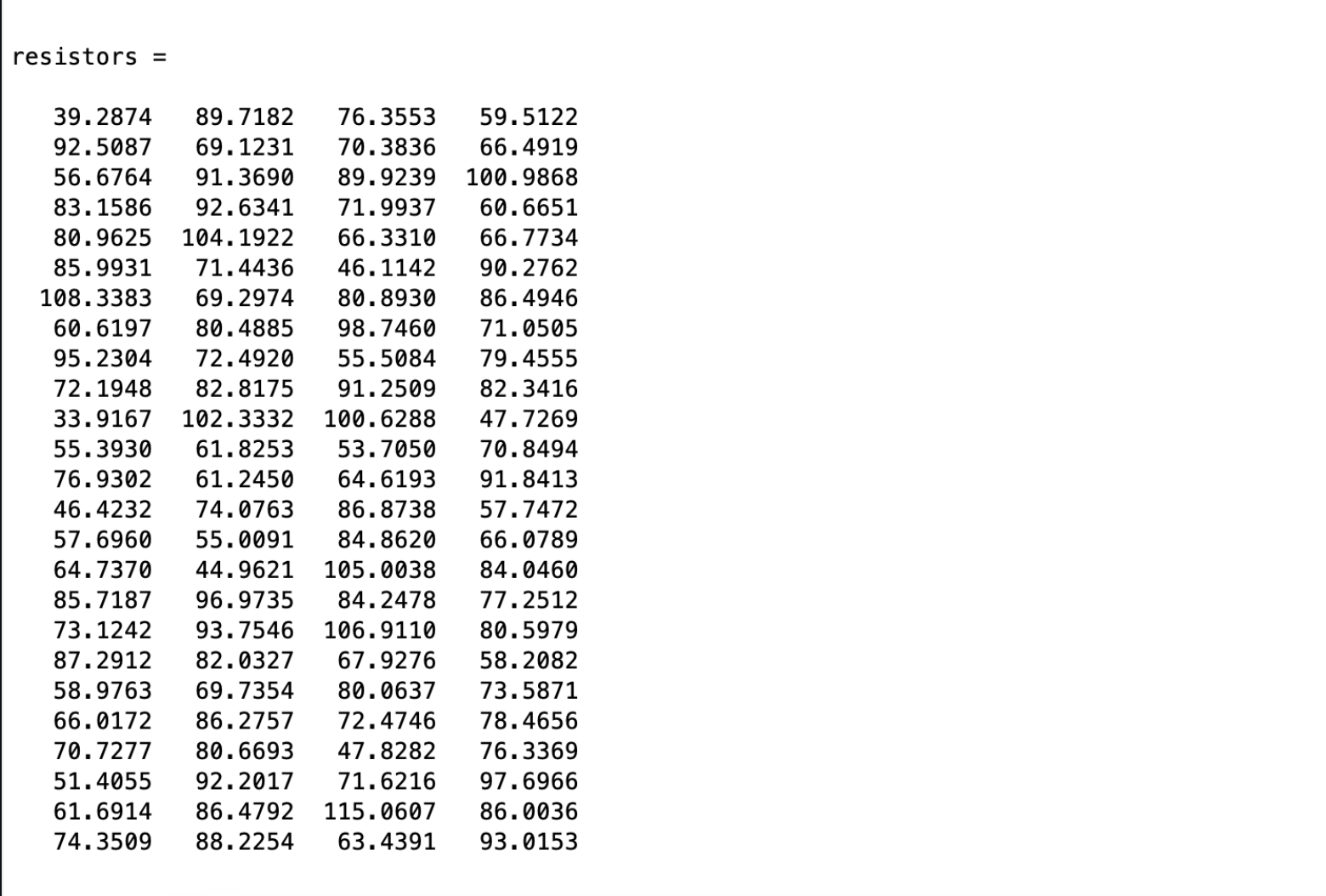 Solved In Matlabthe Readmatrix Command Is Used To Import