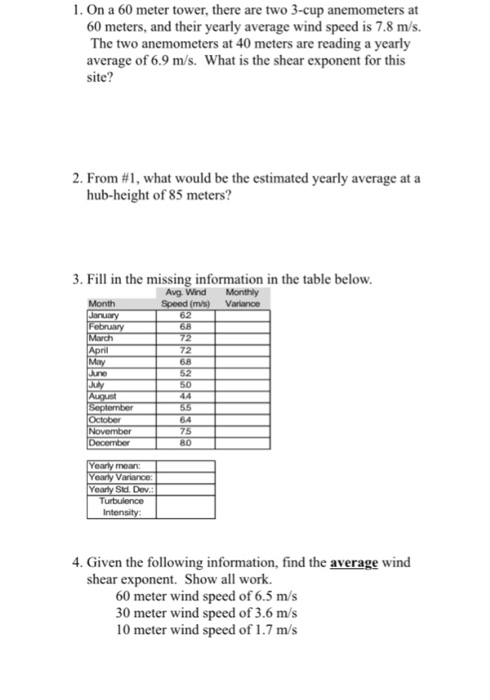 Solved 1. On a 60 meter tower, there are two 3-cup | Chegg.com