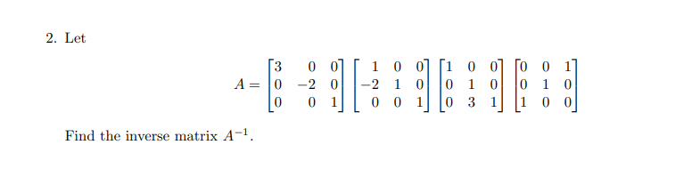 Solved 2. Let | Chegg.com