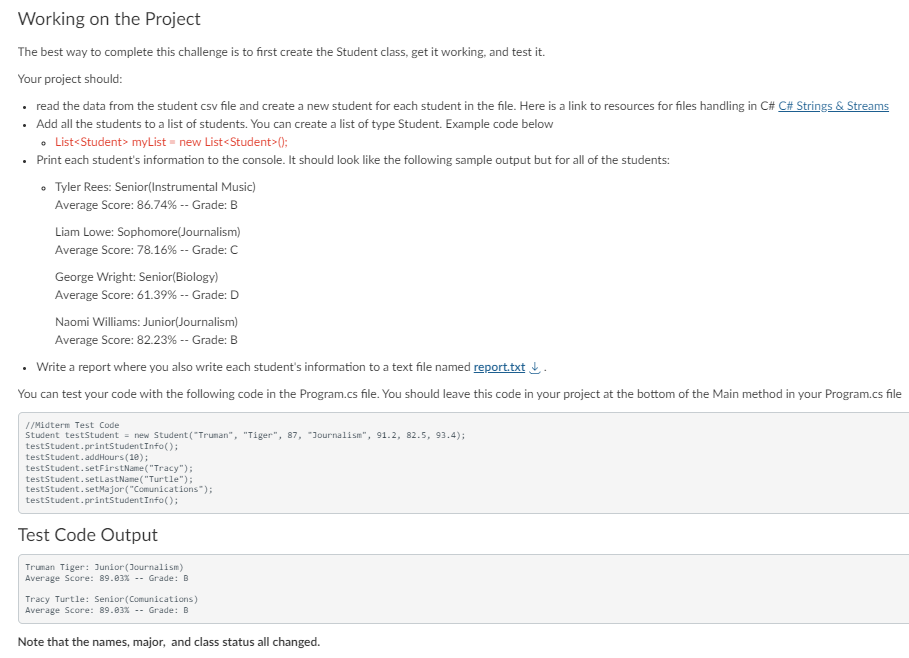Solved Purpose: This project will test your knowledge of | Chegg.com