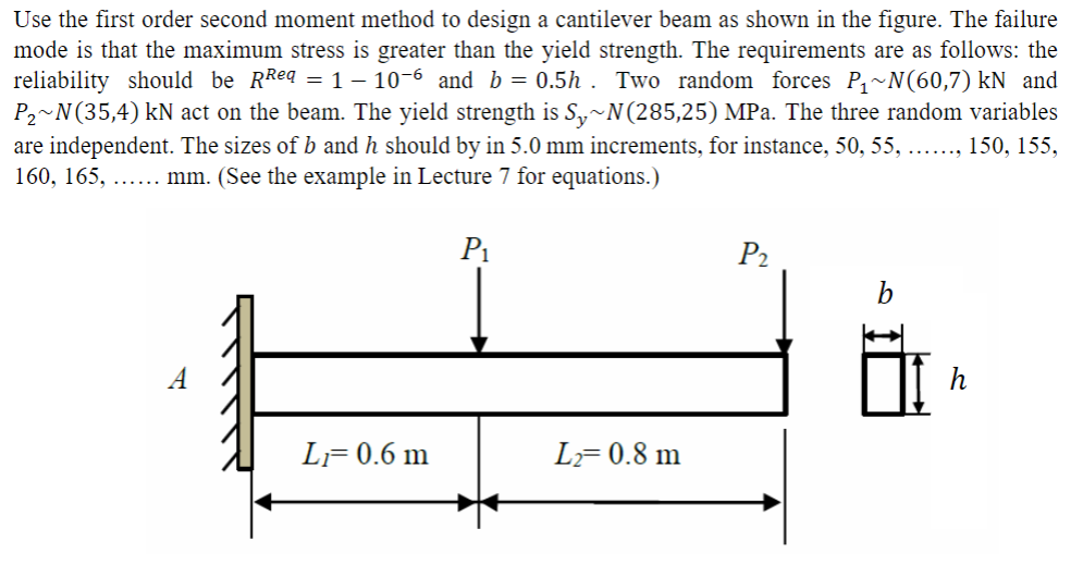 Use the first order second moment method to design a | Chegg.com
