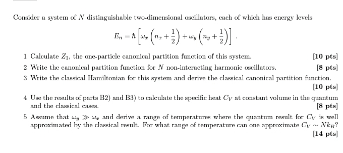 Solved Consider a system of N distinguishable | Chegg.com