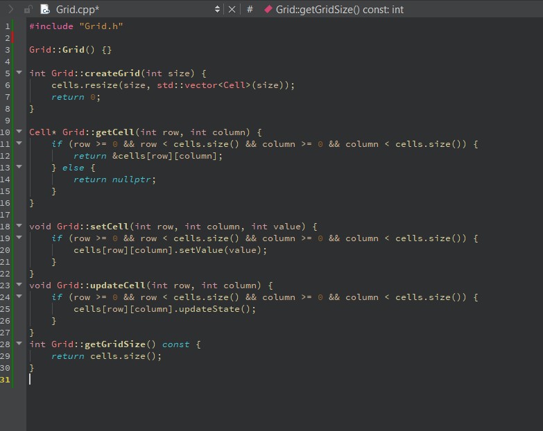 Solved \#include "Grid.h" Grid::Grid() \{\} int Grid: | Chegg.com