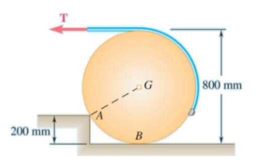 Solved A 130-kg solid cylindrical disk, 800 mm in diameter, | Chegg.com