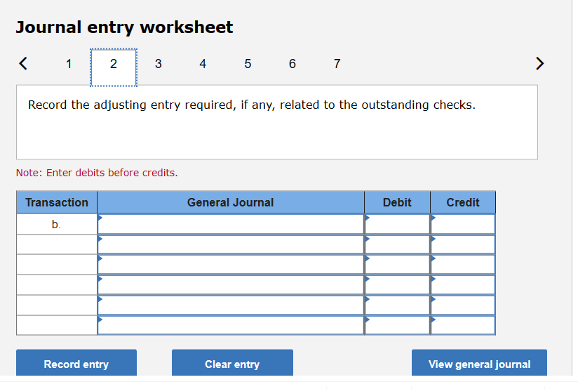 Solved Journal entry worksheet Record the adjusting entry | Chegg.com