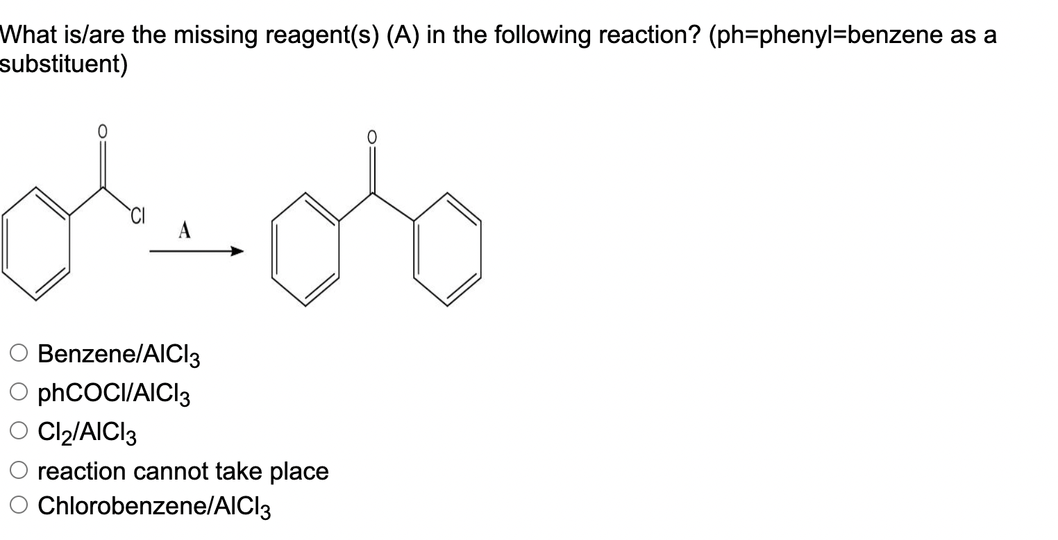 Solved What is/are the missing reagent(s) (A) in the | Chegg.com