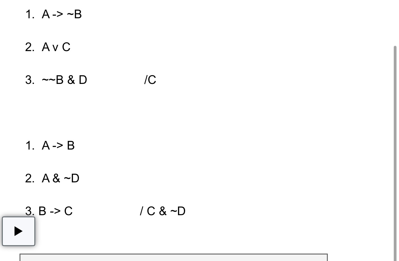 Solved Perform a proof of validity for the following two | Chegg.com