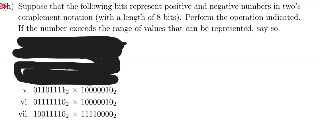 Solved sh) Suppose that the following bits represent | Chegg.com