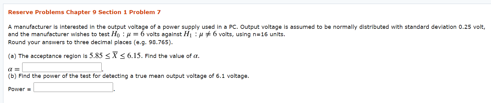 Solved Reserve Problems Chapter 9 Section 1 Problem 7 A | Chegg.com