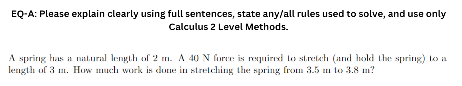 Solved EQ-A: Please explain clearly using full sentences, | Chegg.com