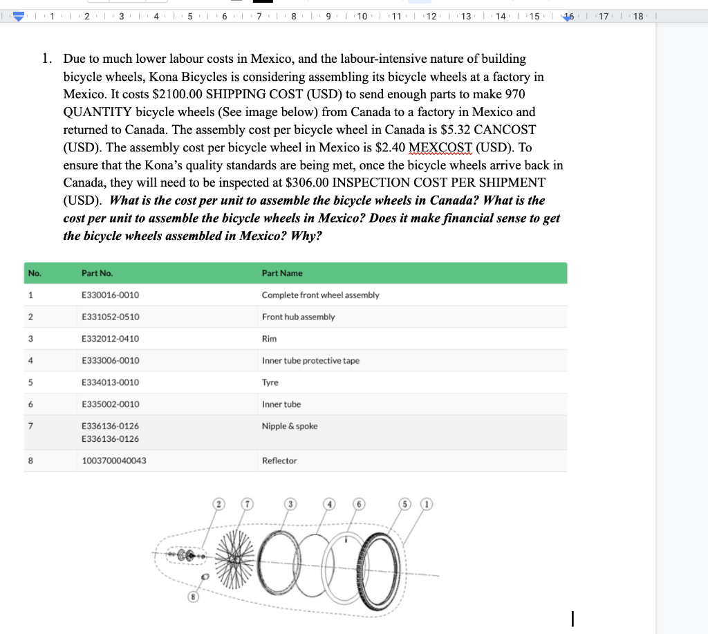 Solved 1 2 3 4 5 6 7 8 1 9 | 10 11 12 13 14 | 15 16 17 18 1. | Chegg.com
