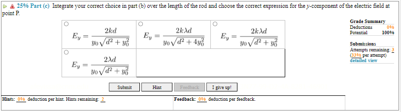 Solved 10 Problem 8 A Plastic Rod Of Length D 1 5 M