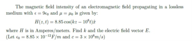 Solved The magnetic field intensity of an electromagnetic | Chegg.com