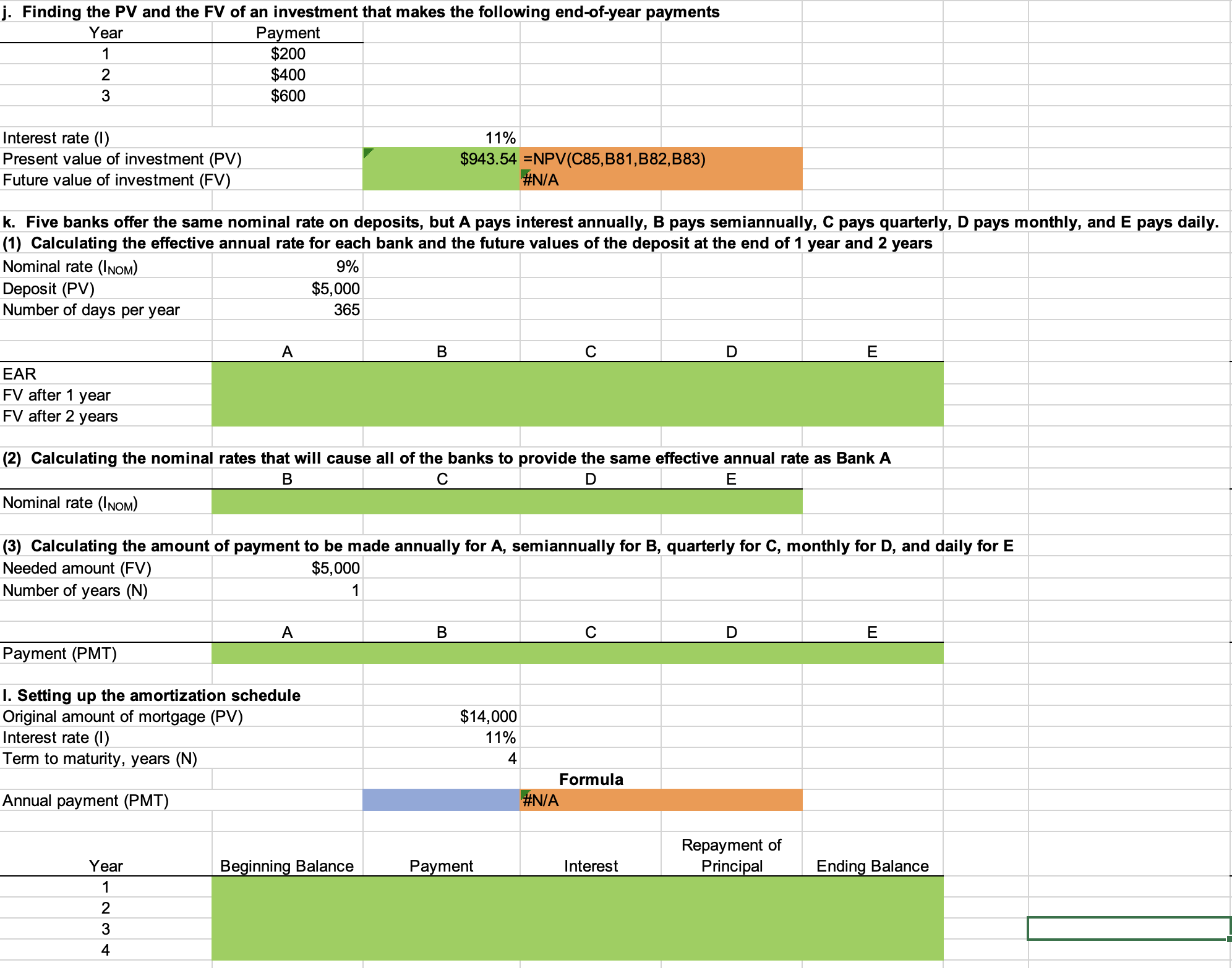 Solved j. Finding the PV and the FV of an investment that | Chegg.com