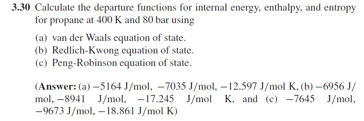 Solved 3.30 Calculate the departure functions for internal | Chegg.com