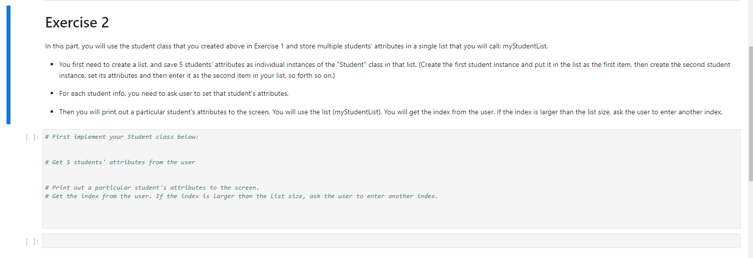 Solved In this part, you will use the student class that you | Chegg.com