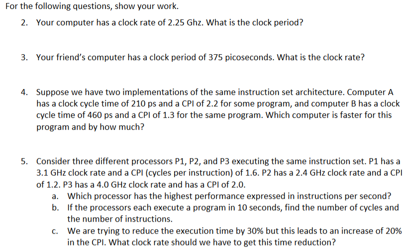 Solved 4. Suppose we have two implementations of the same | Chegg.com