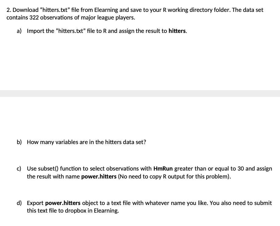 Solved 1. ISWR package includes data set named bp.obese. | Chegg.com
