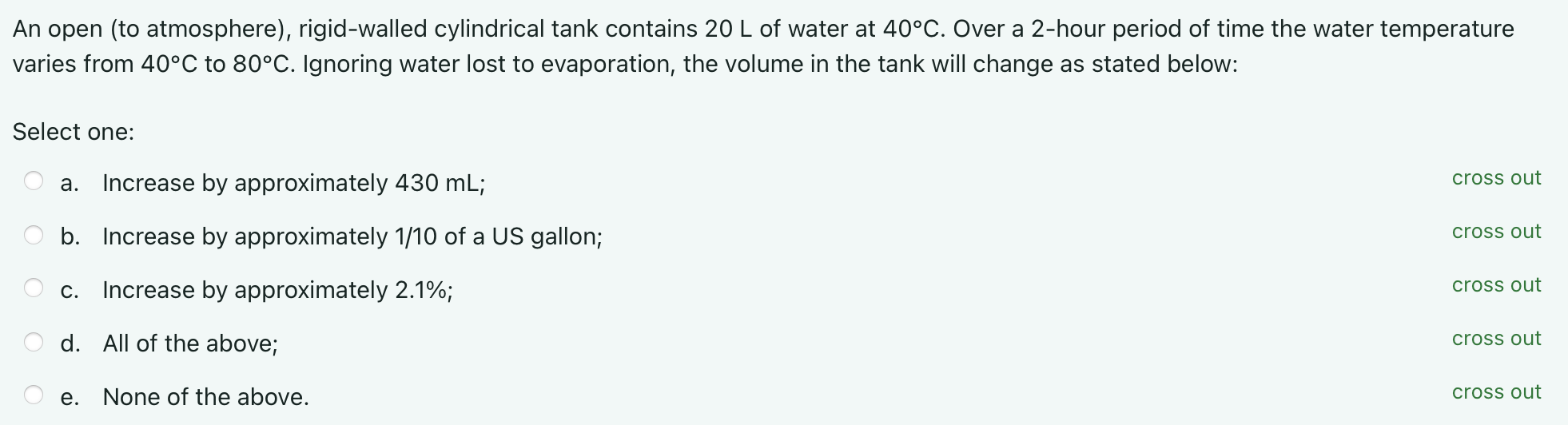 Solved An open (to atmosphere), ﻿rigid-walled cylindrical | Chegg.com