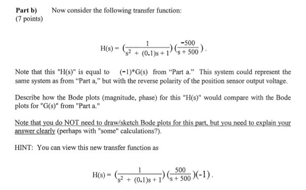 Solved Consider the forced mass-spring-damper (MSD) system: | Chegg.com