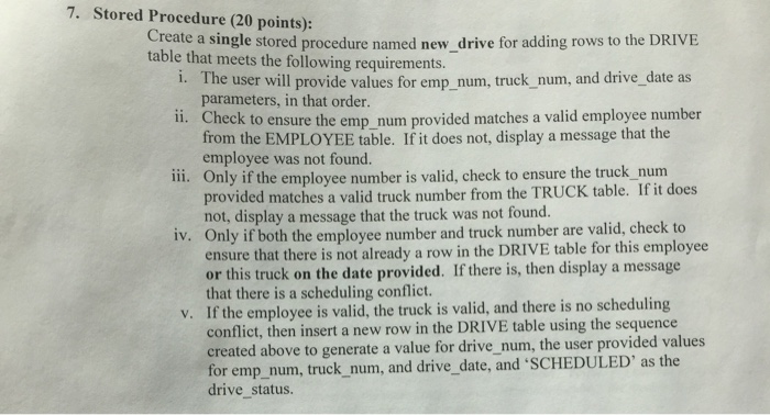 Solved Database Assignment Sql Plsql Procedure Trigger 5320