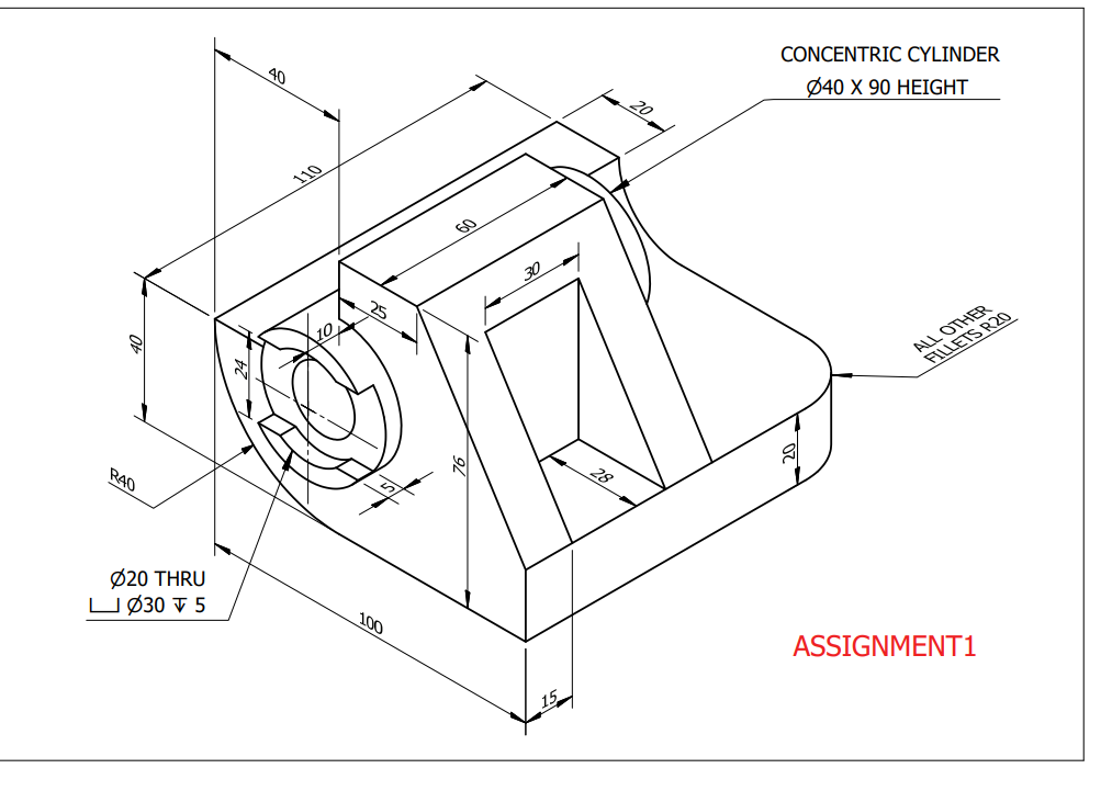 Solved THE FRONT VIEW SIDE VIEW TOP VIEW AND ISO (the front | Chegg.com