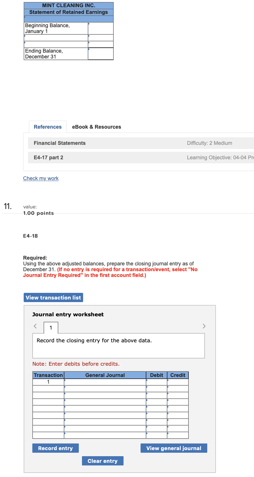 Solved Recording Four Adjusting Journal Entries and | Chegg.com