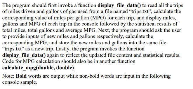 Solved The program should first invoke a function | Chegg.com