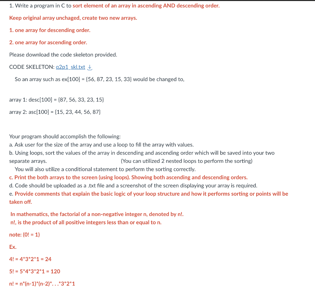 Solved Hi I Need Help Coding This In C Language Please I 