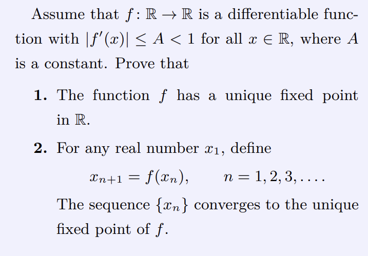 Solved Assume that f:R→R ﻿is a differentiable func-tion with | Chegg.com