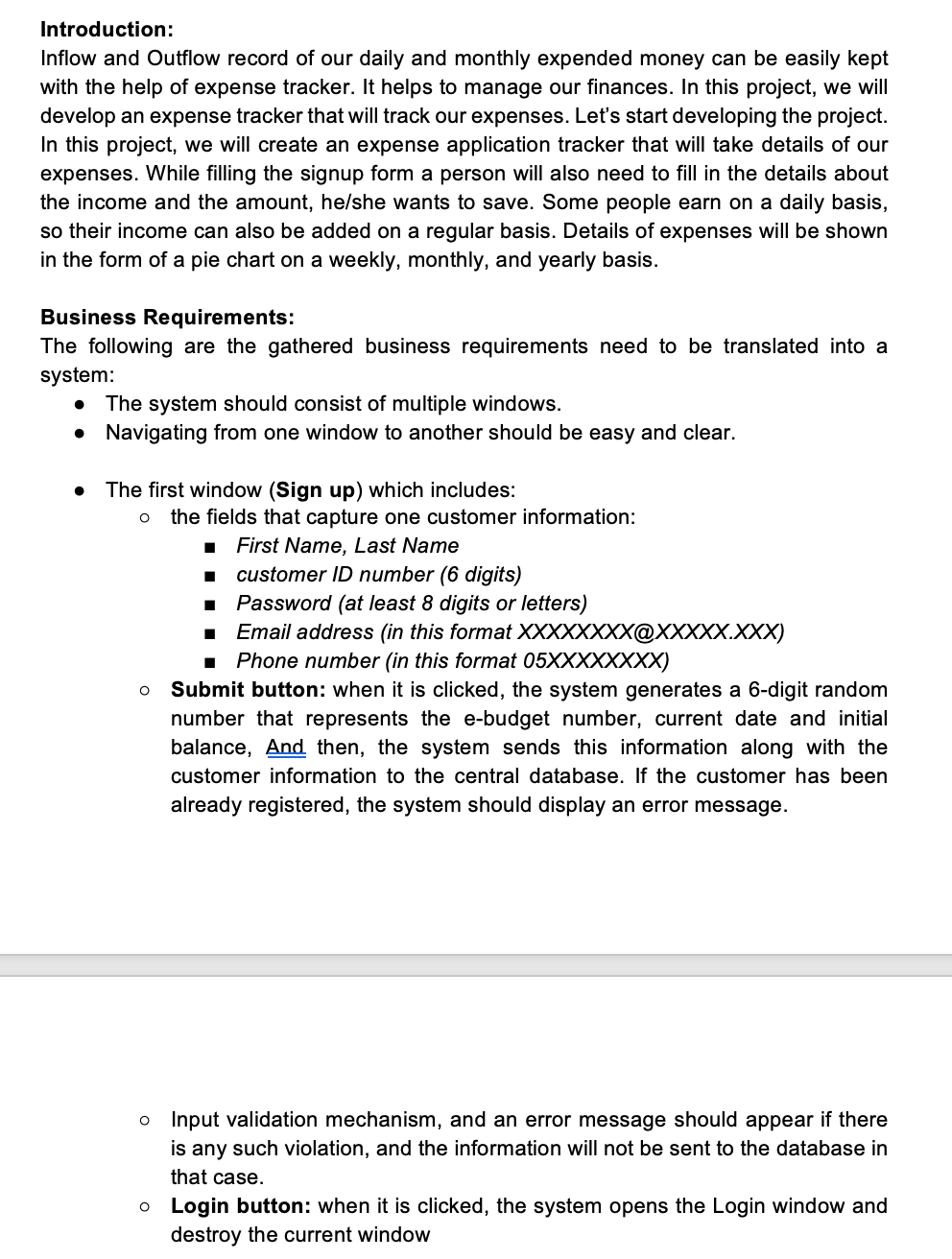 Introduction: Inflow and Outflow record of our daily | Chegg.com