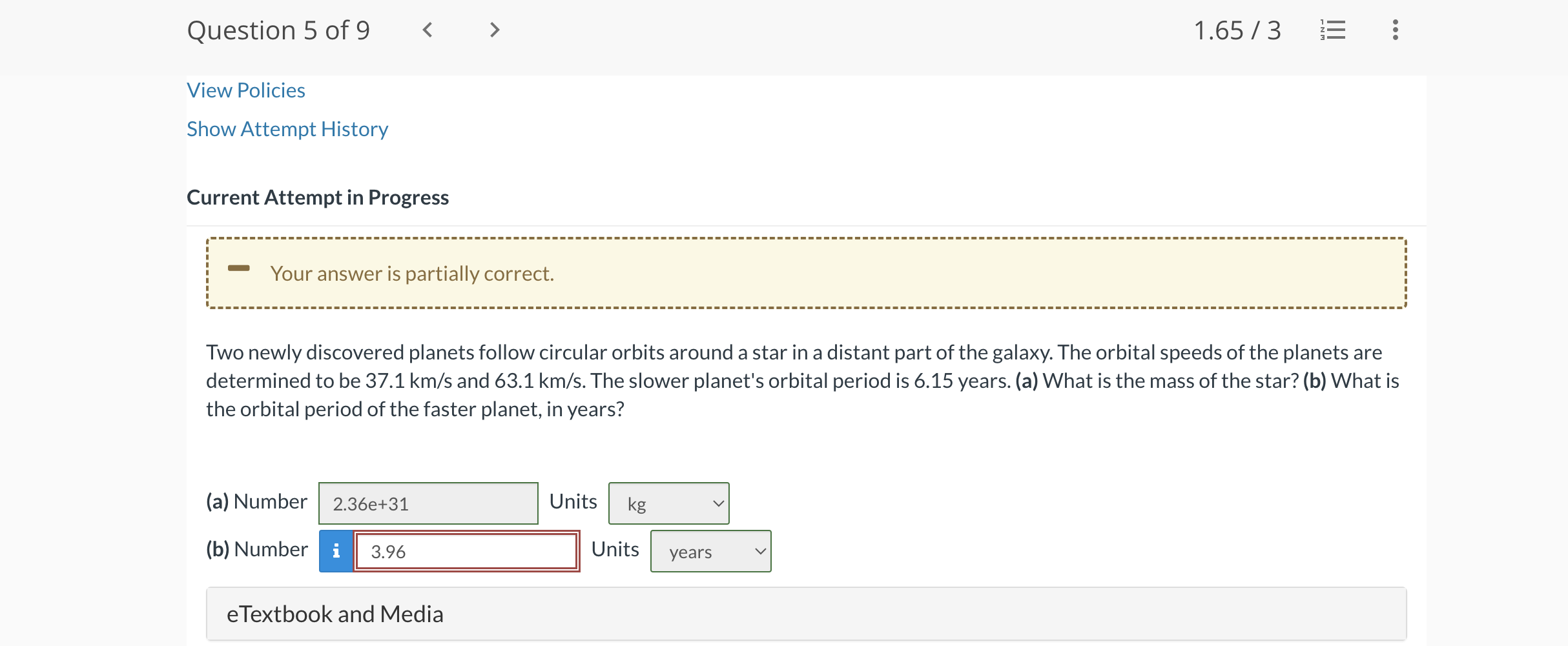 Solved Two Newly Discovered Planets Follow Circular Orbits