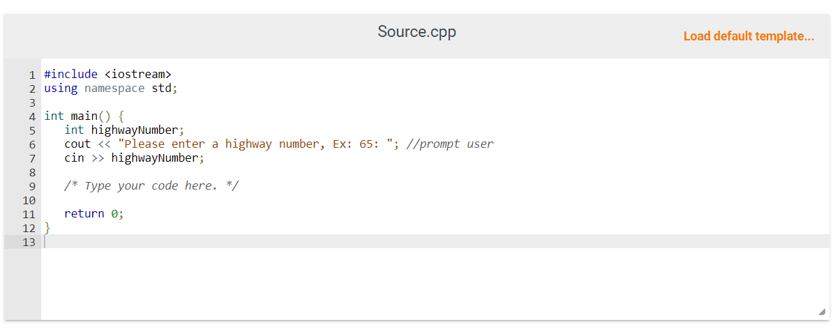 Solved Write and test this program in repl.it or | Chegg.com