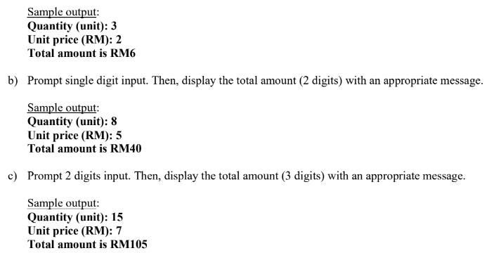 Solved Arithmetic Operations Write a program that prompts | Chegg.com