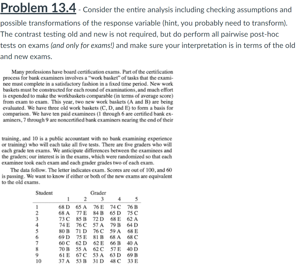 Solved Problem 13.4 - Consider the entire analysis including | Chegg.com