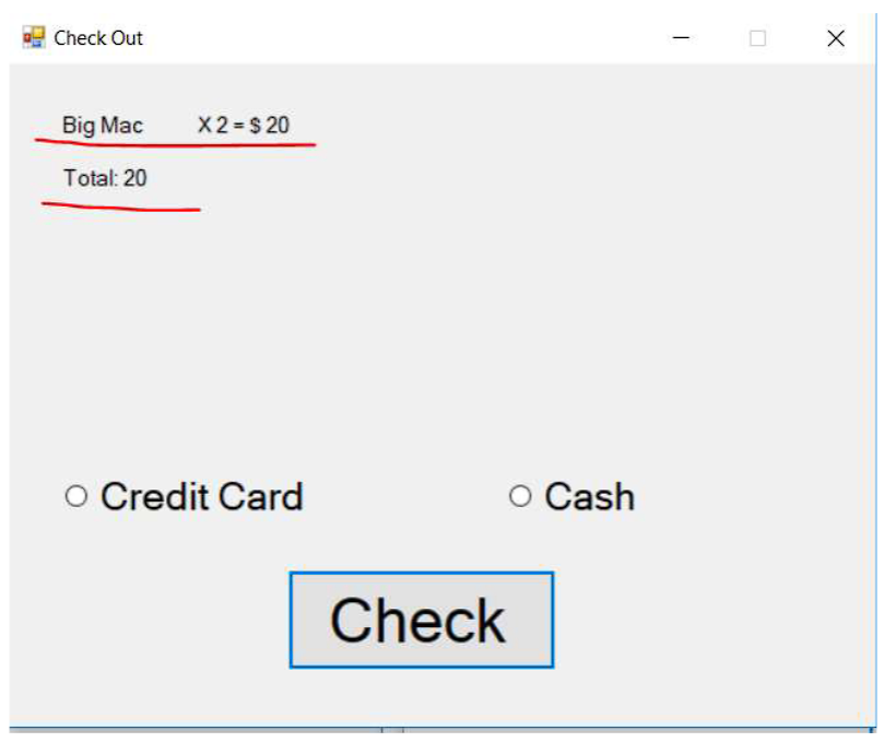 Solved Create an app for a rudimentary order system in C# | Chegg.com