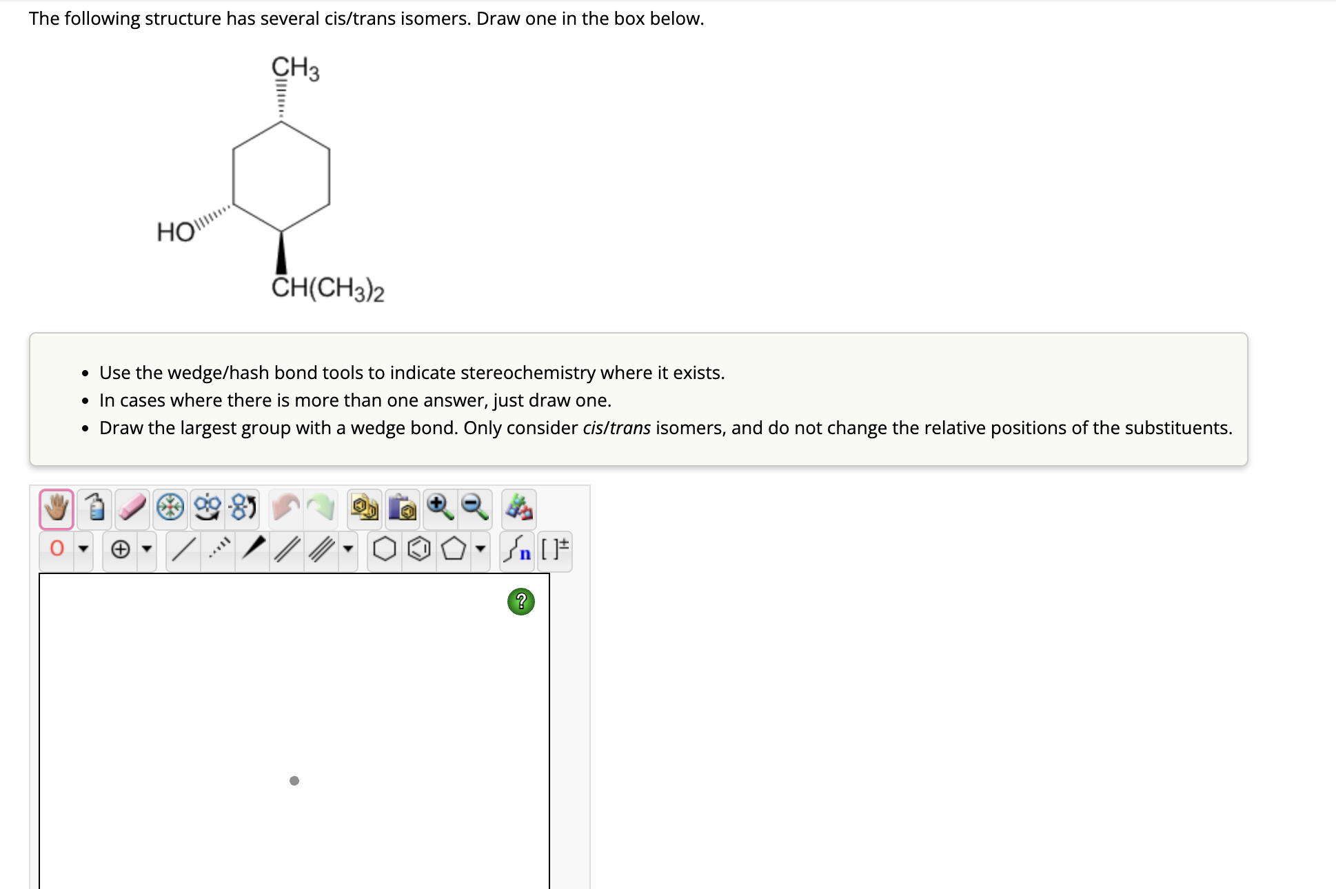 Solved The following structure has several cis/trans | Chegg.com