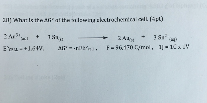 Solved What is the delta G degree of the following | Chegg.com