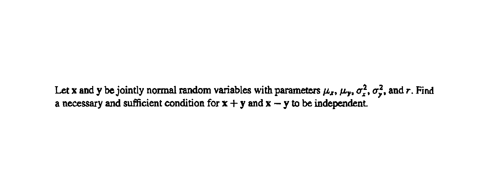 Solved Let x and y be jointly normal random variables with | Chegg.com