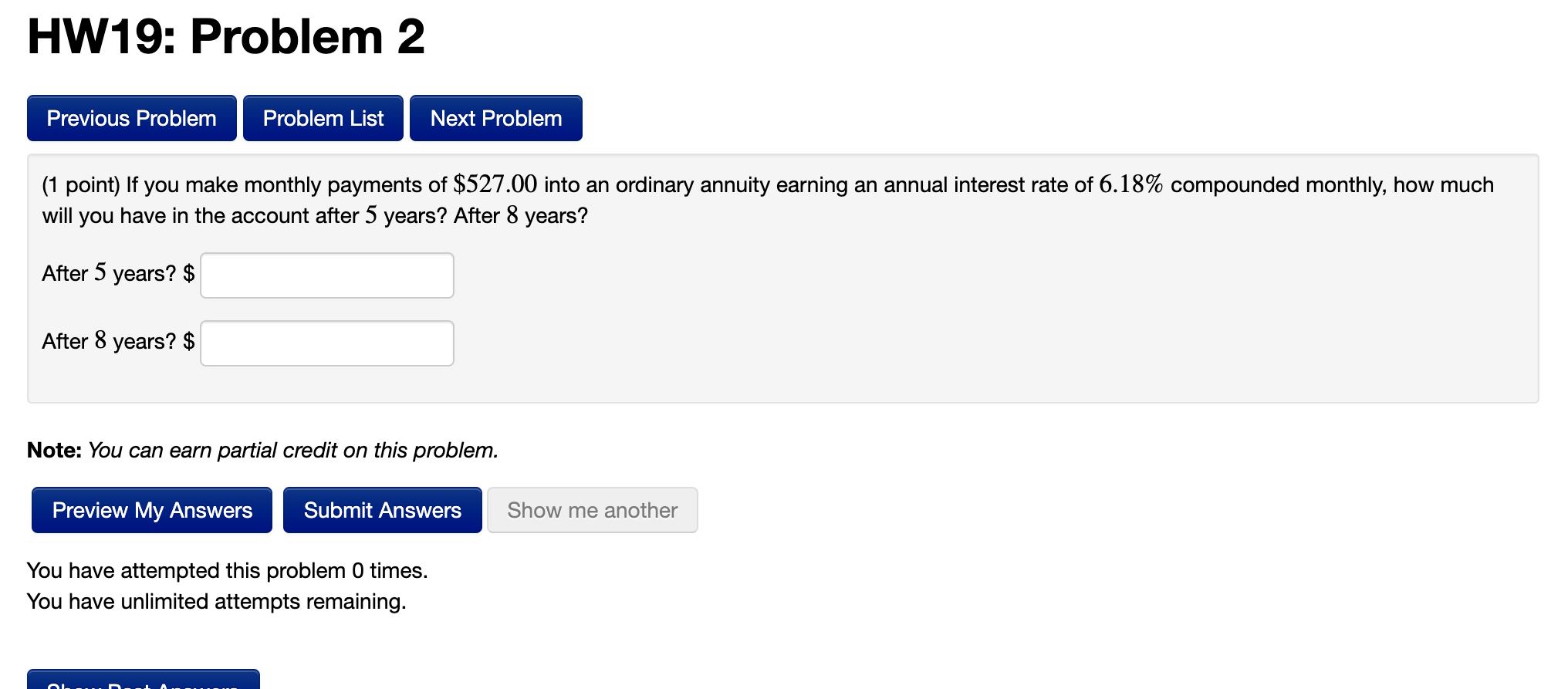 Solved HW19: Problem 2 Previous Problem Problem List Next | Chegg.com